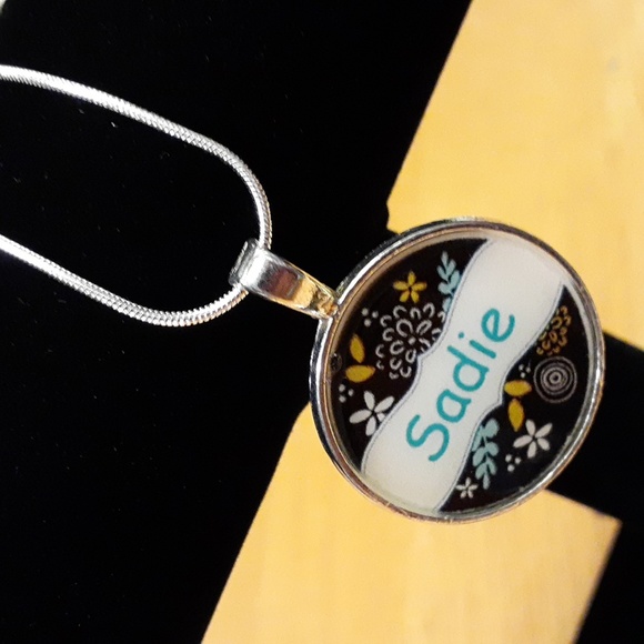 Source Unknown | Jewelry | Sadie Necklace With 925 Sterling Chain Q25 ...